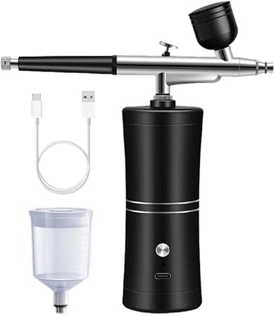 Amazon.com: Upgraded Makeup Machine Air Brush Guns Sprayer Rechargeable ...
