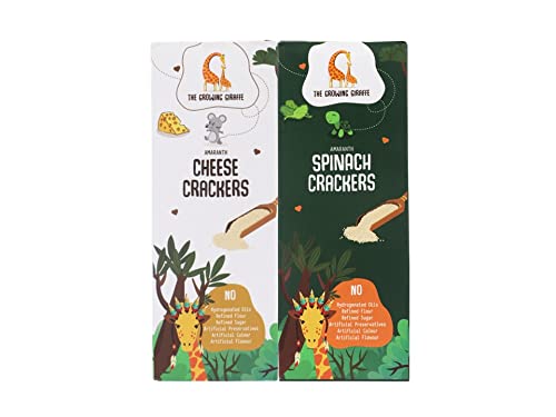 The Growing Giraffe Cheese Amaranth Crackers and Spinach Amaranth ...