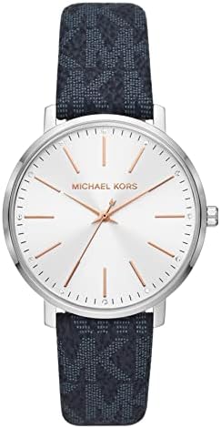Michael Kors MK2663 Uhr Damenuhr Lederarmband vergoldet 5 bar Analog ...