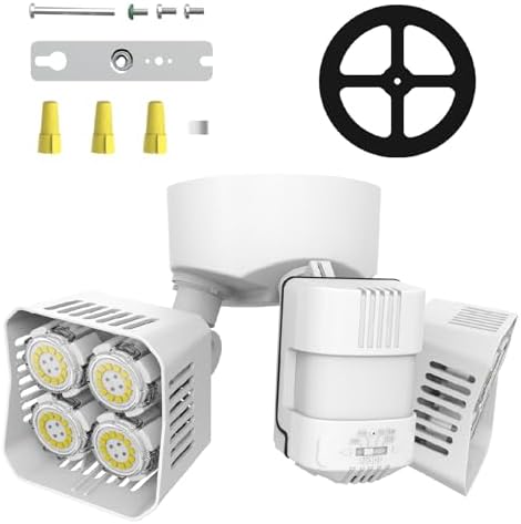 SANSI 7000LM Super Bright Motion Sensor Outdoor Lights, 54W Dusk to ...