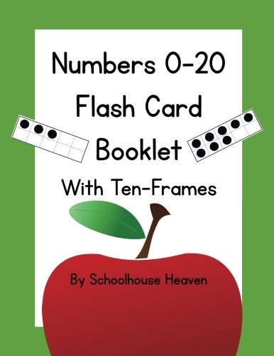 Numbers 0-20 Flash Card Booklet: With Ten-Frames: Heaven, Schoolhouse ...