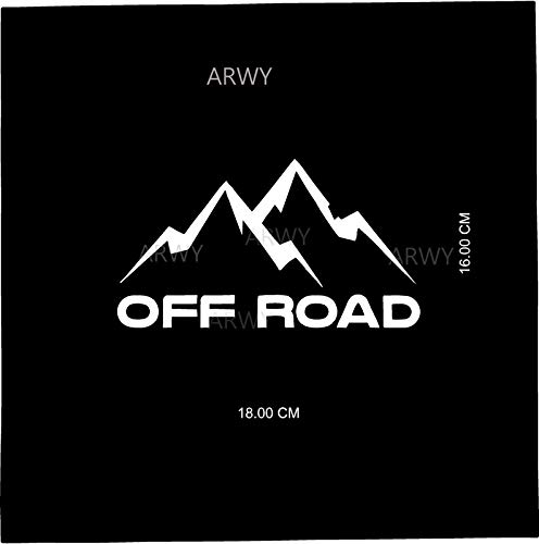 ARWY 4x4 Off Road Adventure Mountain Stickers Car Mahindra Thar 4x4 ...