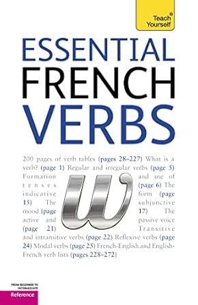 Buy TEACH YOURSELF ESSENTIAL FRENCH VERBS Book Online at Low Prices in ...