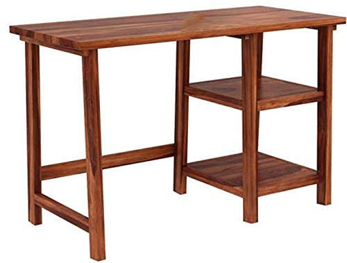 Woodstage Sheesham Wood Writing Study Table for Students Solid Wood ...