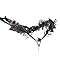 Amazon.com : MOSTORY Handmade Raven Elf Crown - Gothic Feather Cirlet ...