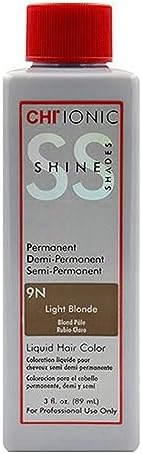 Amazon.com : CHI Ionic Shine Shades Liquid Hair Color for Unisex, 9N ...