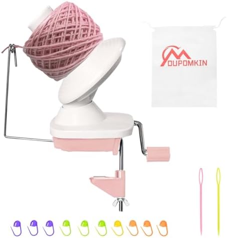 DUPDMKIN Yarn Winder Hand Operated Yarn Winder for Crocheting Manual ...