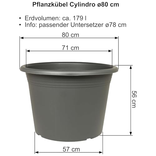 Pflanzkubel 80 Cm Durchmesser