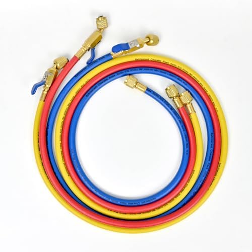 Amazon.com: 29986 Plus II 1/4" HVAC ac hoses Fit for R-410A Refrigerant ...
