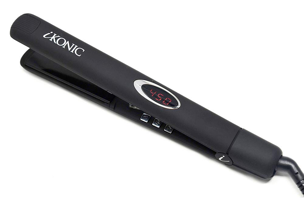 iKonic Tourmaline Ceramic Hair Straightener – Infrared Flat Iron with ...
