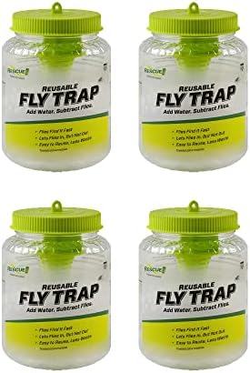 Amazon.com : RESCUE! Outdoor Fly Trap - Reusable - 3 Traps : Patio ...