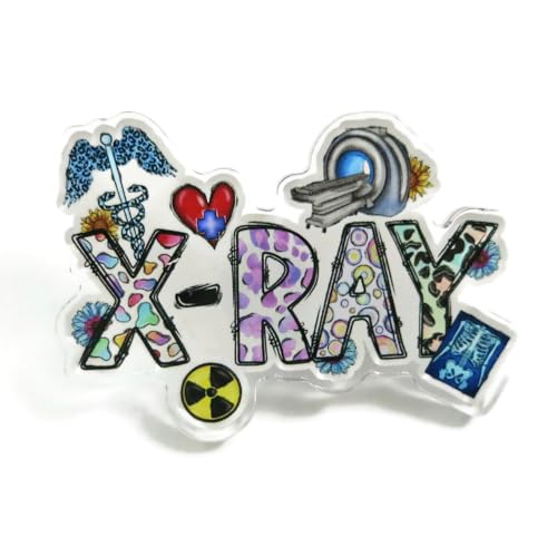Amazon.com: X-RAY TECH Acrylic Pin, Radiology XRay Pin, Orthopedics ...