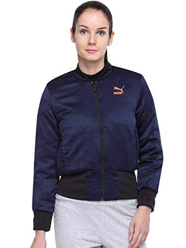 Buy Puma Women's Padded Jacket (57273005_Brown_L) at Amazon.in