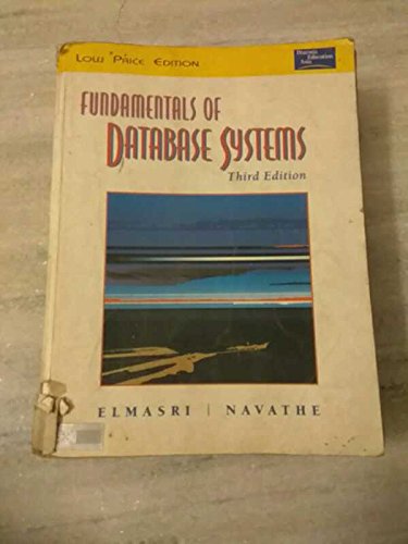 Buy Fundamentals of database systems - elmasri & navathe Book Online at ...