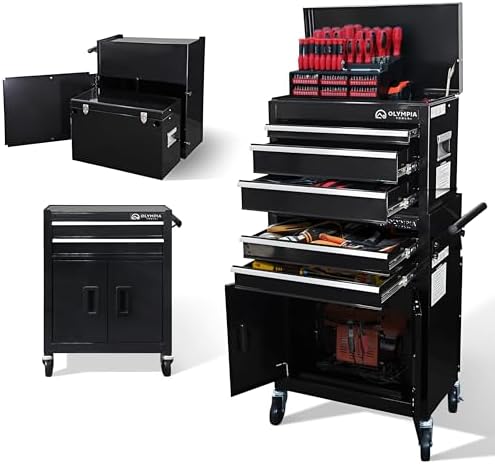 Amazon.com: Goplus Tool Chest, 6 Drawers 3-in-1 Extra Large Tool ...