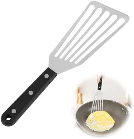 Fish Spatula Stainless Steel Turner with ABS Solid Handle 11 Inch Fish ...