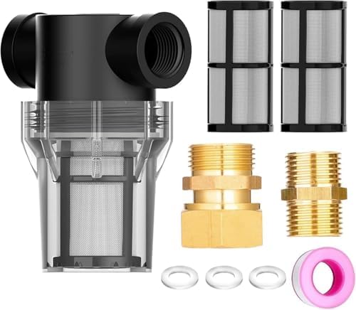 Amazon.com: Cxztcl Garden Sediment Filter Premium Leakproof 1 Inch Raw ...