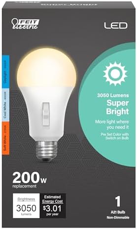 Feit Electric LED Built-in Motion Sensor Intellibulb - A19 with an E26 ...