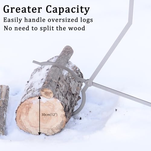 Snapklik.com : 40 Fire Tongs Firewood Grabbers, Stainless Steel Large ...