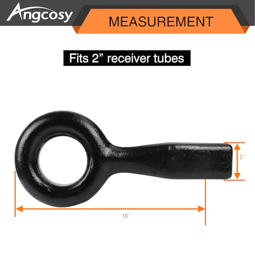 Snapklik.com : Angcosy Heavy-Duty Forged Steel Tow Eyelet Trailer Hitch ...