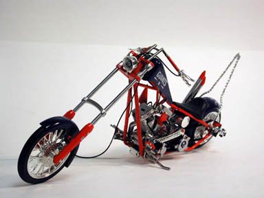NFL Orange County Choppers 1:10 Scale New York Giants Chopper : Amazon ...