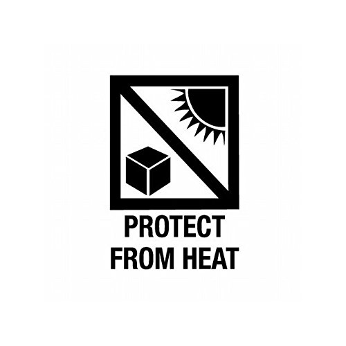 Amazon.com: Box Packaging "Protect From Heat" Labels, 3" x 4" 500 Per ...