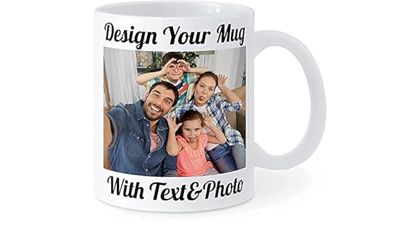 Buy Customize Your Photo On Normal Mug (Free Size) Online at Low Prices ...