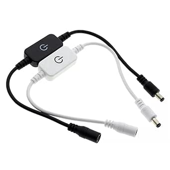 RecDec 2 Pack LED Strip Lights Dimmer with Touch Switches LED Strip ...