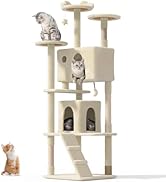 Amazon.com : OS MOTOR 70'' Cat Tree Tower for Indoor Cats Large Adult ...