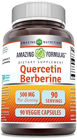Amazon.com: Amazing Formulas Quercetina Berberina - 250 mg de berberina ...