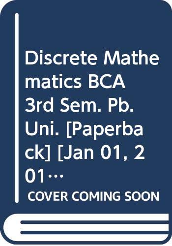 Discrete Mathematics BCA 3rd Sem. Pb. Uni. : Amazon.in: Books