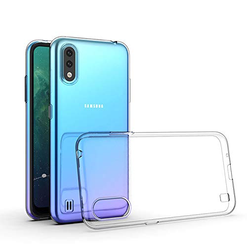 Prime Retail Transparent Soft Rubber Back Cover for Samsung M01 ...