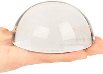 Amazon.com: 100mm Large Magnifying Glass Dome Paperweight Crystal ...