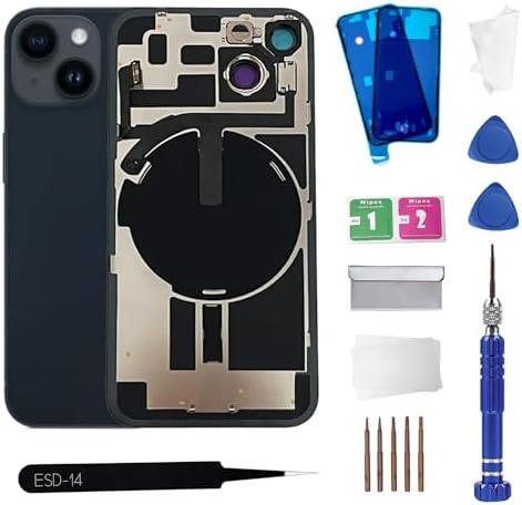Amazon.com: 14 Back Glass Replacement Kit with Plate & Flex Cable and ...
