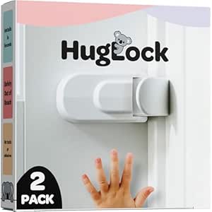 Amazon.com : Huglock - The Snap-On Door Lock Kids Can't Reach or Defeat ...