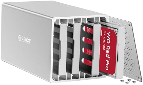 Amazon.com: ORICO 5 Bay DAS Hard Drive Enclosure USB 3.0 for SATA 3.5 ...