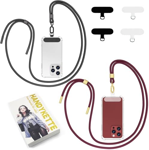 Amazon.com: Phone Lanyard 2 Pack - Universal Crossbody Neck Strap with ...