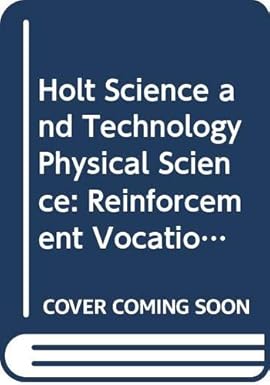 Amazon | Holt Science and Technology Physical Science: Reinforcement ...