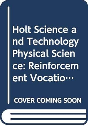 Amazon | Holt Science and Technology Physical Science: Reinforcement ...