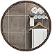 Admir Round Mirror Bathroom Cabinet, Wall Storage Shelves Mirror ...