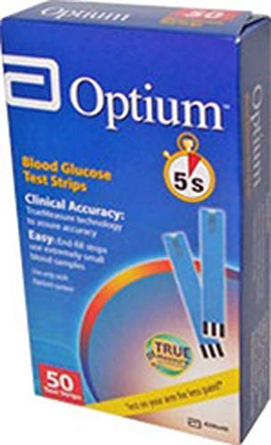Medisense Optium Glucose Test Strips - Box of 100 : Amazon.in: Health ...