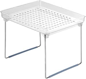 Amazon.com - madesmart Small Stackable Storage Shelf for Cabinets or ...