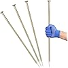 Amazon.com : JPOIP 23-Inch Long Rebar Stakes - 1/2 Inch Diameter Heavy ...