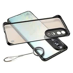 REALCASE Honor 90 5G Back Cover Case | Stylish Frameless Matte Hard Back Skin | Soft TPU Shock ...