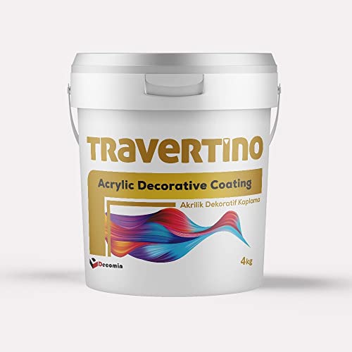 DECOMIN TRAVERTINO – Natural Stone Effect – Acrylic Decorative Plaster ...