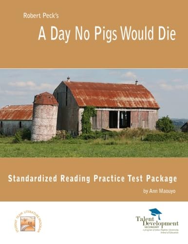 Amazon.com: A Day No Pigs Would Die Standardized Reading Practice Test ...