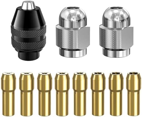 JDCMEI 11-teiliges Bohrfutter-Spannzangen-Set, Bohrfutter ...