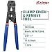 iCrimp PEX Cinch Tool with Removing function for 3/8-inch to 1-inch Stainless Steel Clamps with ...