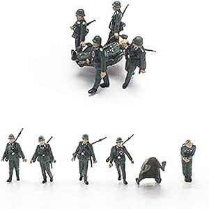Amazon.com: FloZ PMA German Wounded Soldier 1/72 Finished 5 Figures ...