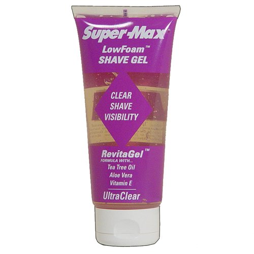 Amazon.com : Super Max Shaving Gel Tube 7 Oz Clear (Pack of 6) : Beauty ...